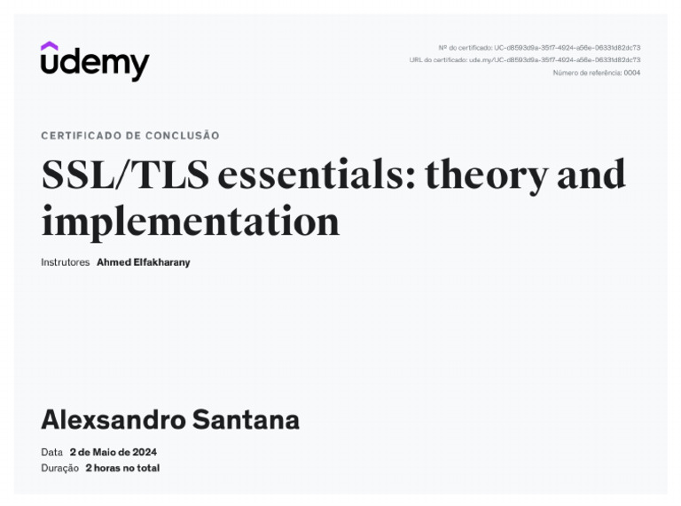 Certificado SSL-TLS Impementacao Basica | PDF