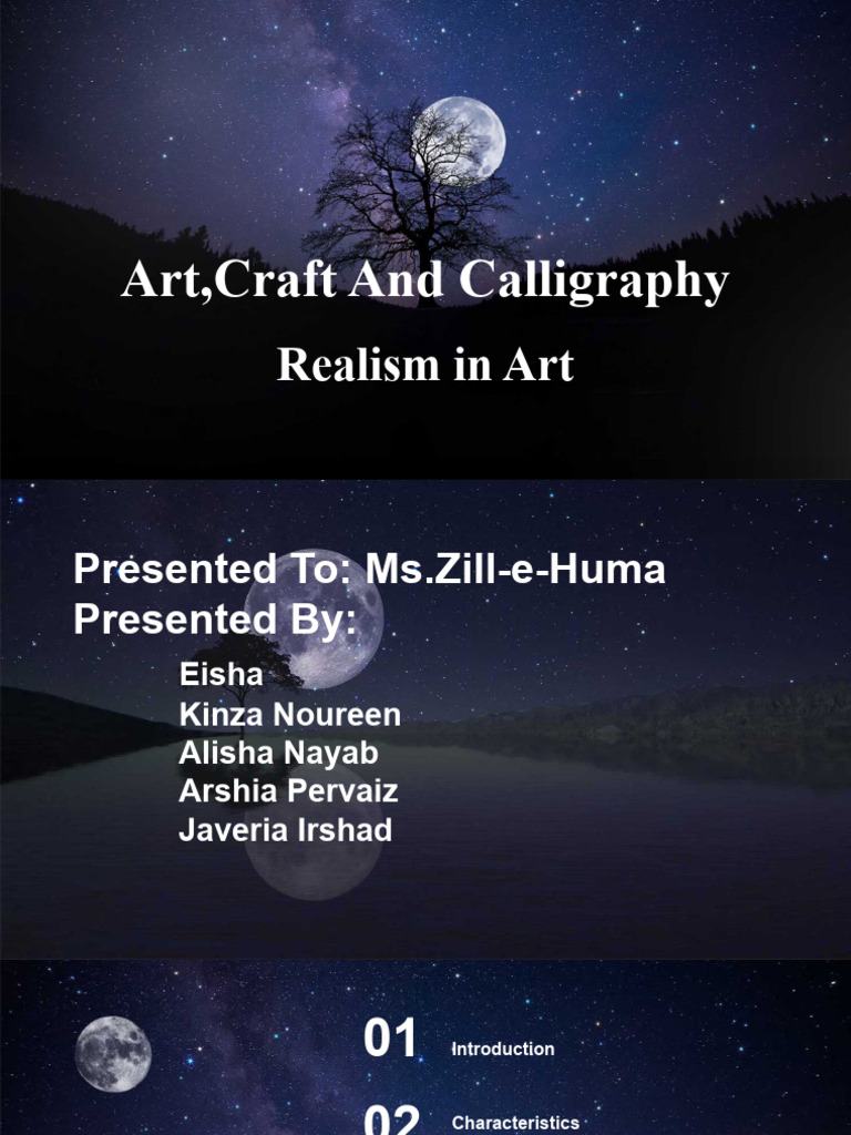 Realism in Art and Calligraphy | PDF | Realism (Arts) | Reality