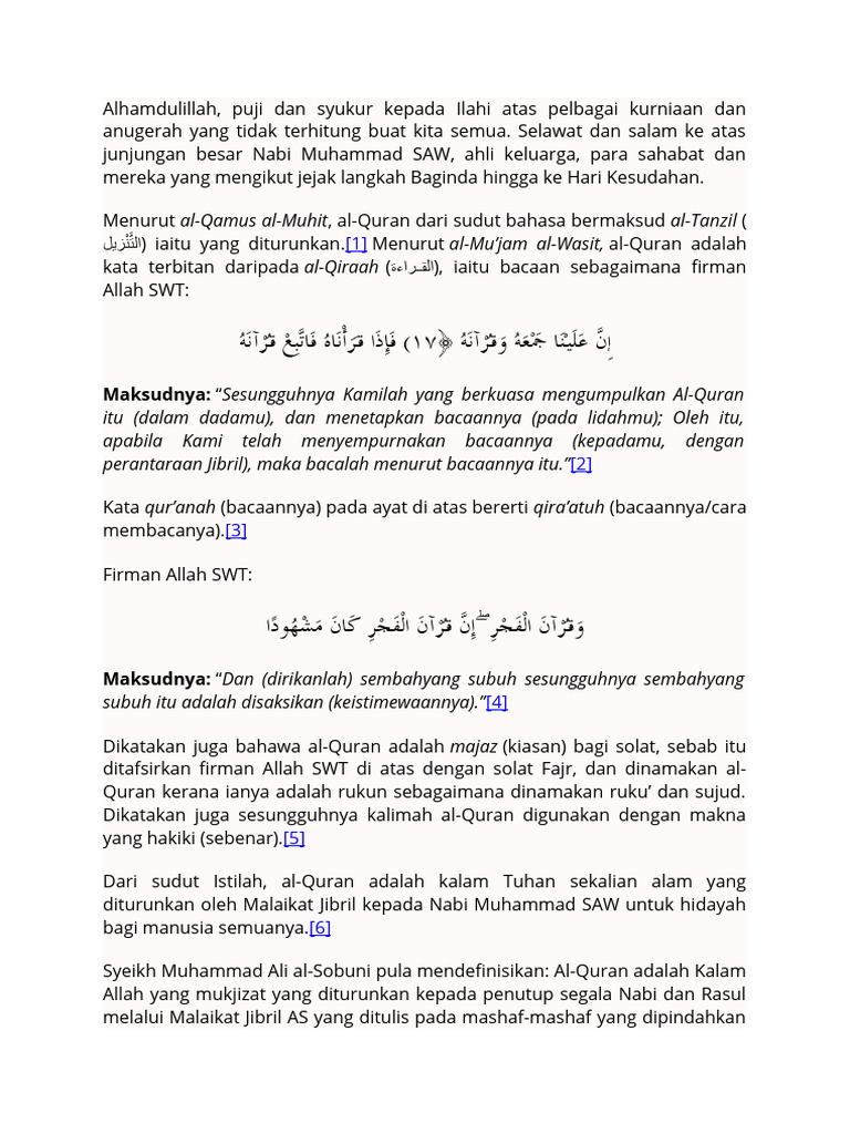 Tazkirah Nuzul Al Quran 2024 | PDF | Agama & Spiritualitas