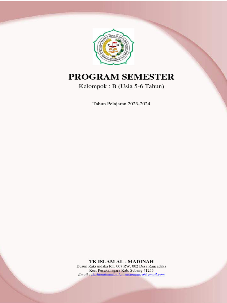 PROSEM B 2023 2024 Dikompresi | PDF