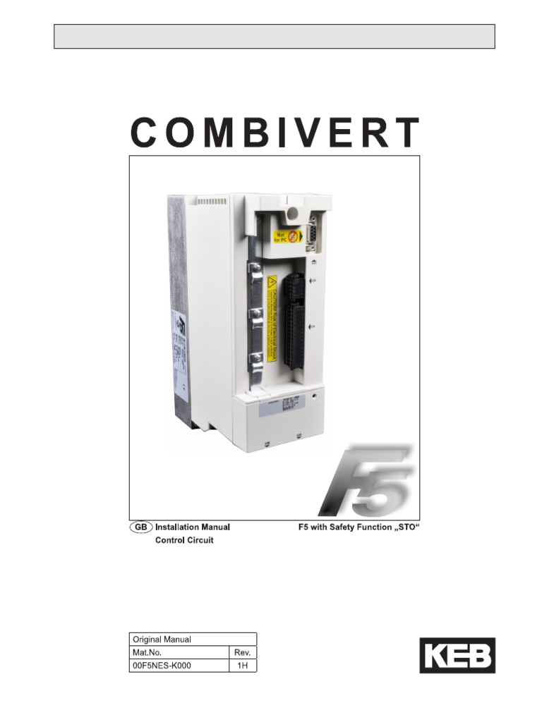 Manual Circuitos de Controles Keb F5 | PDF