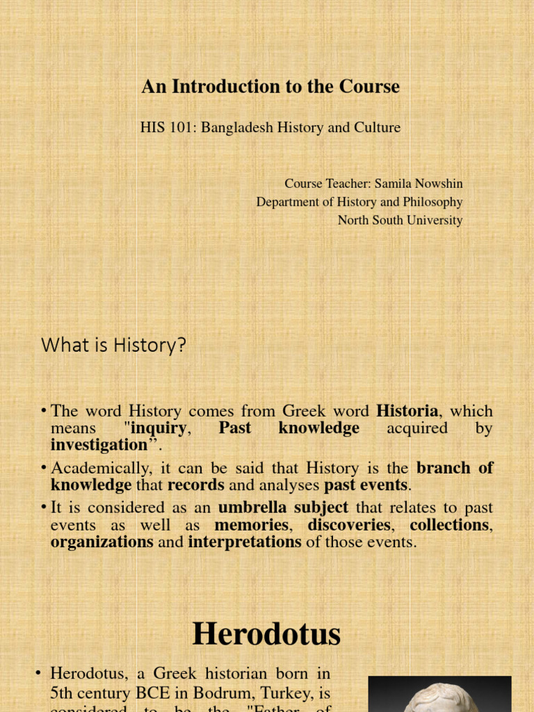 Lec 1 | PDF | Herodotus | Thucydides