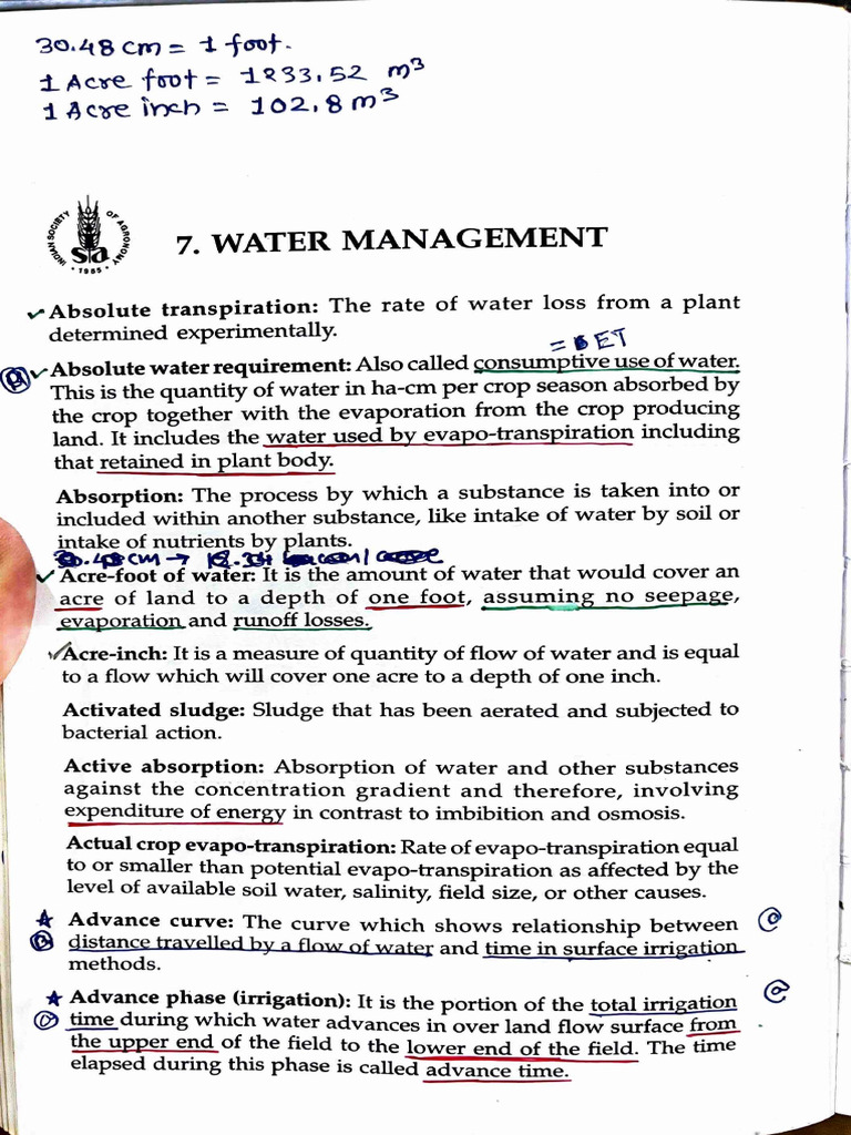 Water Management | PDF