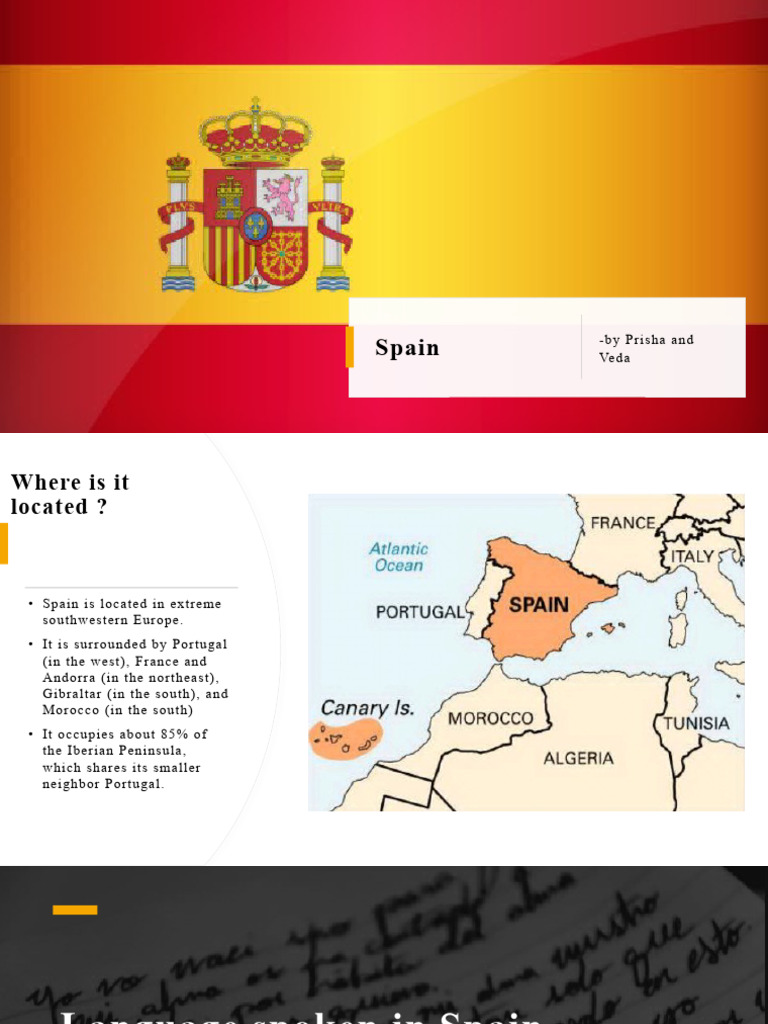 Spain PPT Final | PDF | Spain | Spanish Language