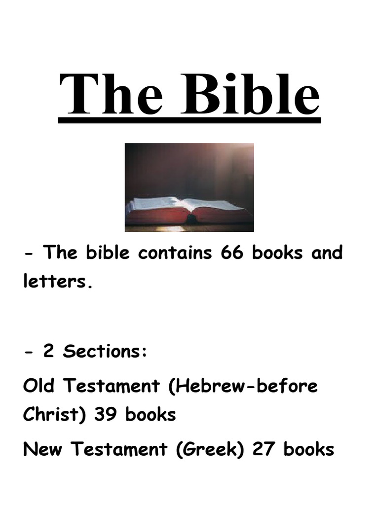 What Is The Bible | Download Free PDF | Bible | Chapters And Verses Of ...