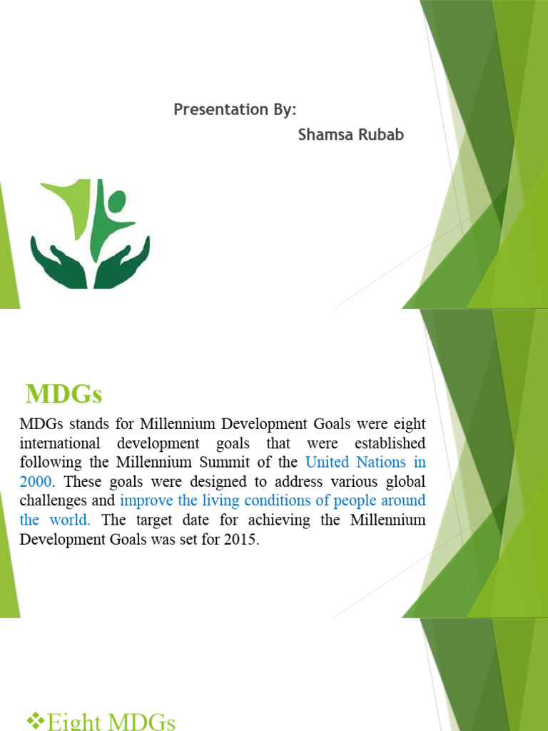 Millennium Development Goals (MDGS) | Download Free PDF | Millennium Development Goals | Poverty