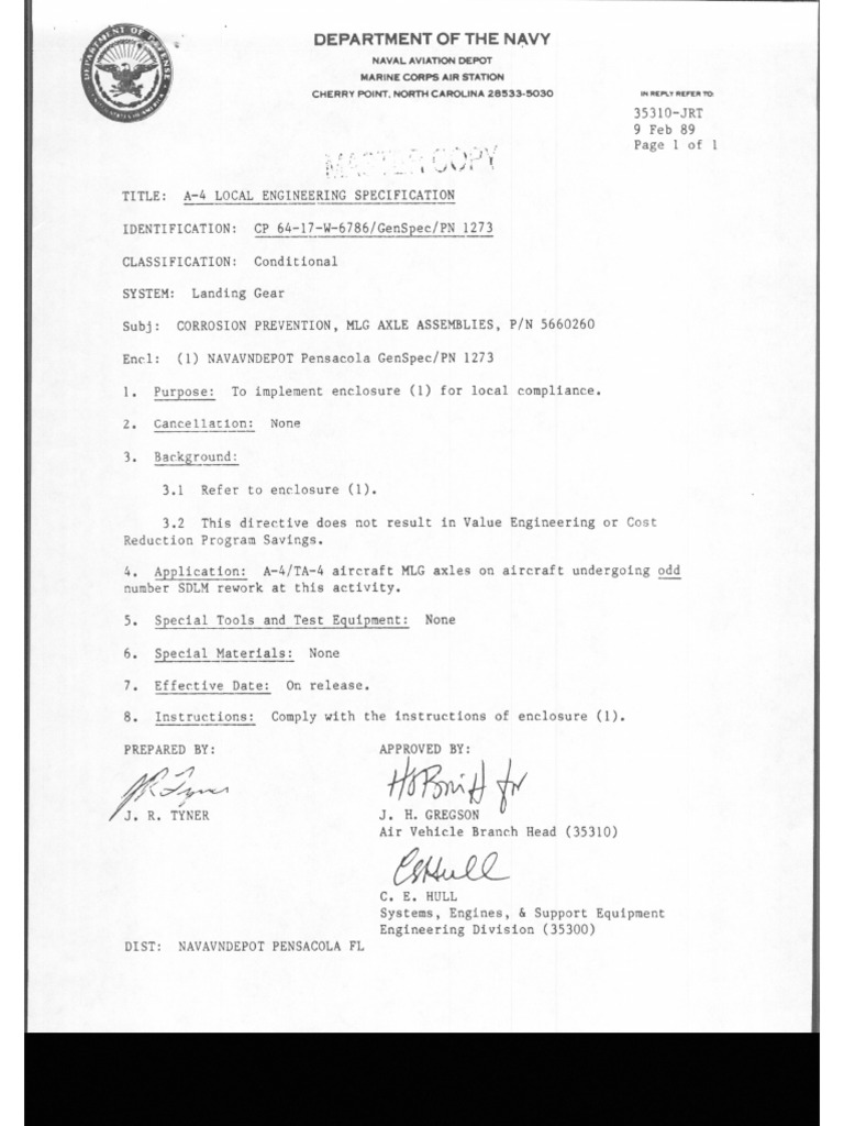 A4 Genspec PN 1273 | PDF