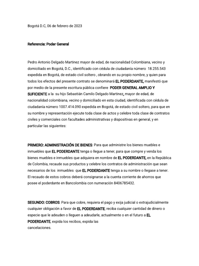 Poder General | PDF