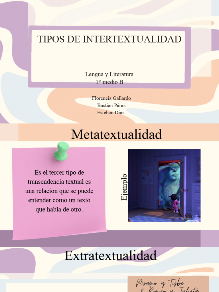 Tipos de Intertextualidad | PDF