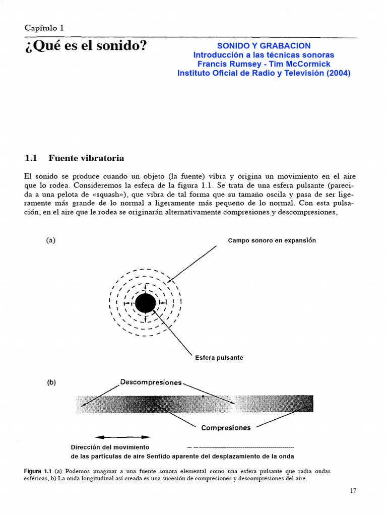 11-Rumsey - McCormick - Introduccion Al Sonido y La Grabacion Capítulo 1 | PDF | Sonido | Olas