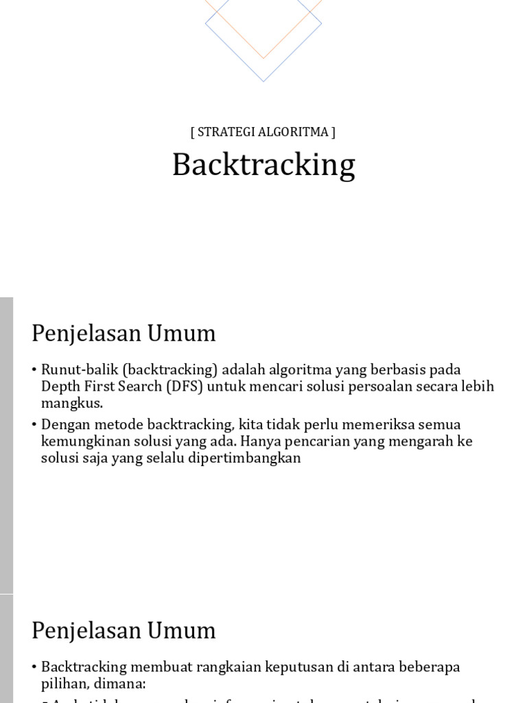 Backtracking | PDF