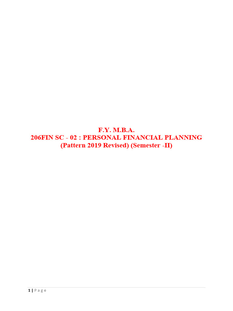 206fin SC - 02 PFP Que Sol Karan | PDF | Insurance | Investment Fund