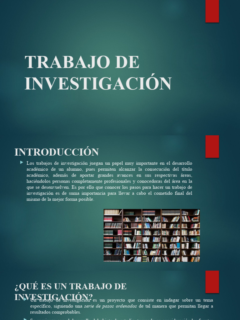 Cómo Realizar Un Trabajo de Investigación | Descargar gratis PDF | Cognición