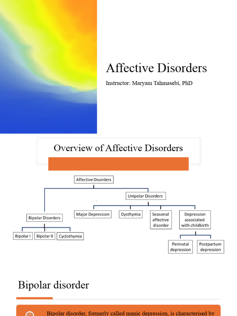 Affective Disorders | PDF | Bipolar Disorder | Major Depressive Disorder