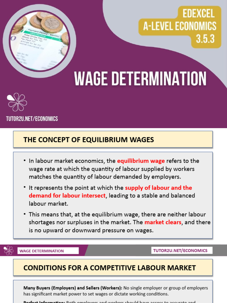 3 5 3 Wage Determination | PDF | Labour Economics | Economic Equilibrium