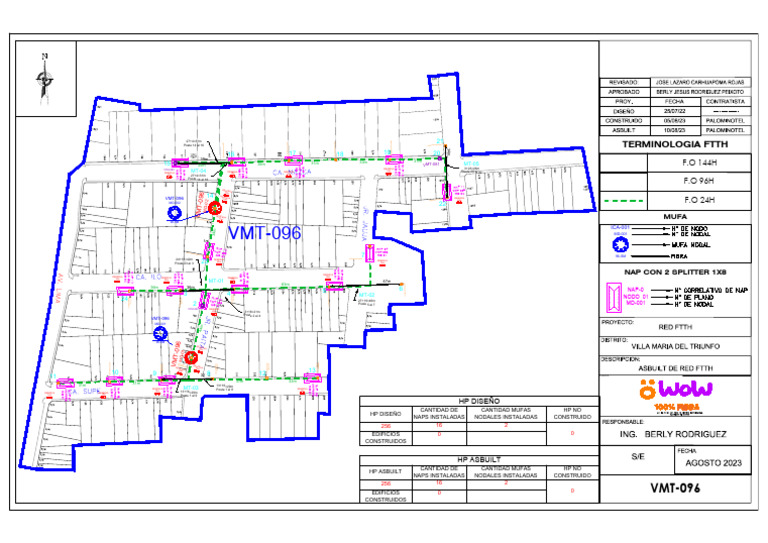 1.2 Asbuilt Unilineal - Troncal 08 - vmt-096 | PDF
