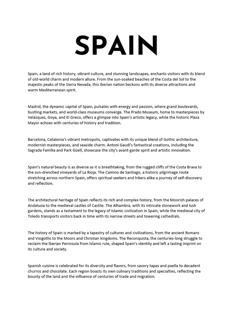 SPAIN | PDF | Spain | Al Andalus