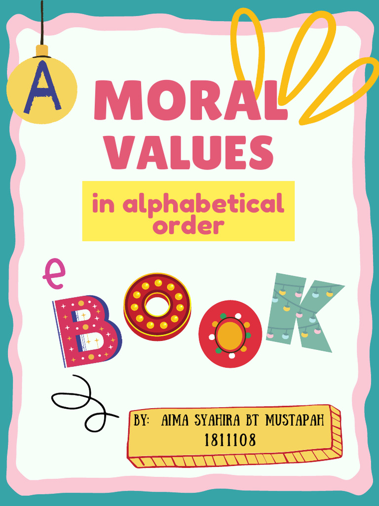 Alphabetical List of Moral Values | PDF | Social Psychology | Virtue