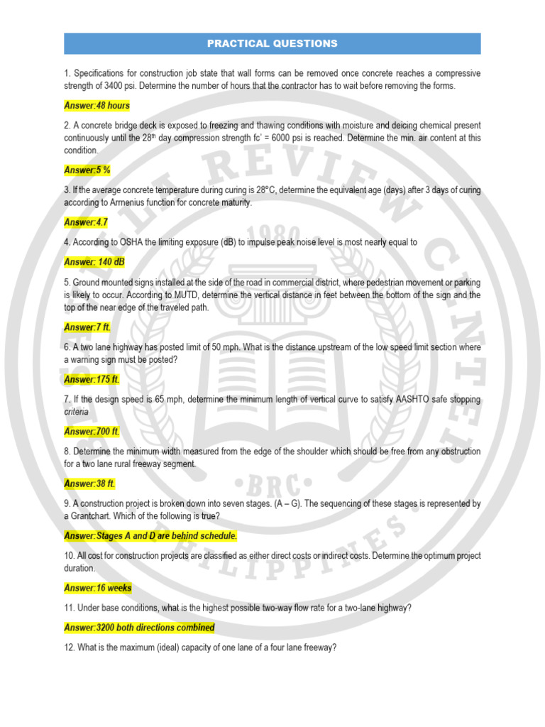 Practical Ques - Final Coaching-19 April 2024 | PDF | Intersection (Road) | Lane