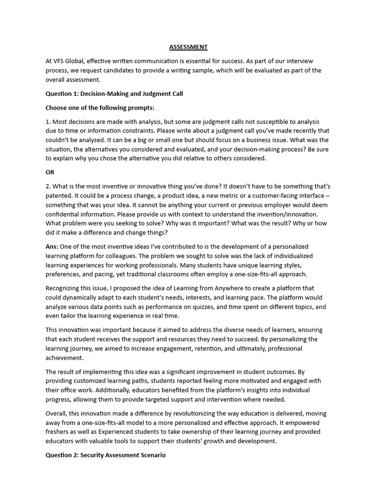 Assesment - Corporate Security | PDF | Computer Security | Security