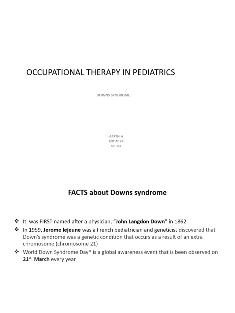 Downs syndrome | PDF | Down Syndrome