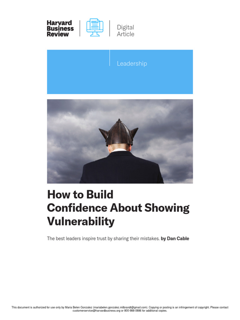 Vulnerable Leadership | PDF | Copyright | Morality