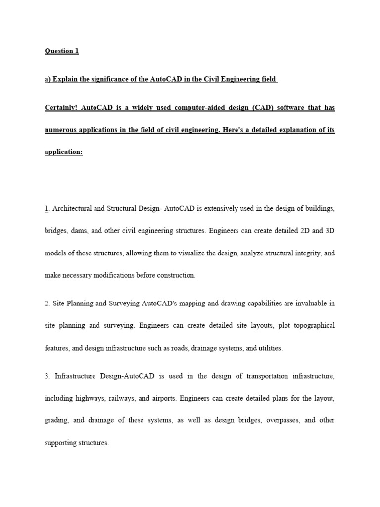 AutoCAD Assignment 1 | PDF | Auto Cad | Computer Aided Design