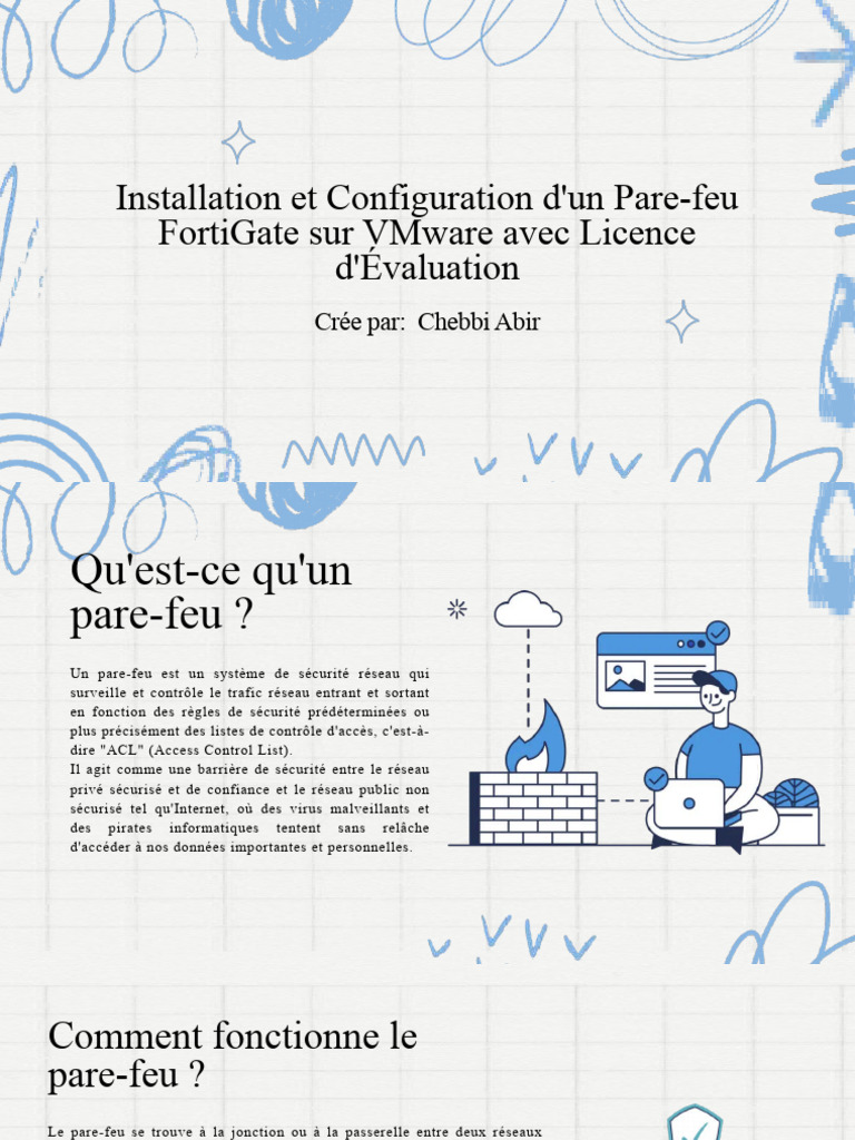 Installation Et Configuration D'un Pare-Feu FortiGate Sur VMware Avec ... Installation Et Configuration D'un Pare-Feu FortiGate Sur VMware Avec ...
