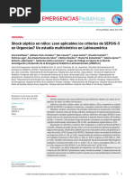 Criterios de Phoenix para Sepsis Pediátrica | PDF | Septicemia ...