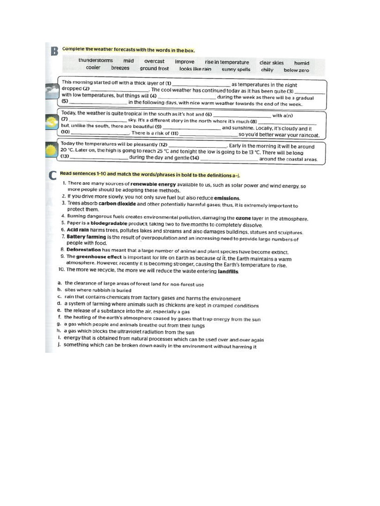 Environment Matura Leader Plus - B2 | PDF