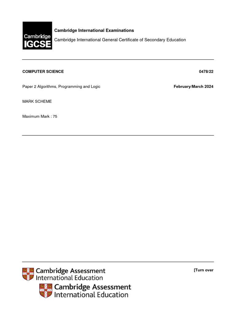 Computer 2024 22 Ms | PDF | Scheme (Programming Language) | Control Flow