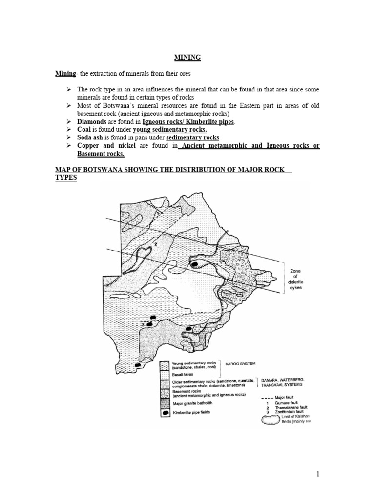 10 Mining | PDF | Mining | Rock (Geology)