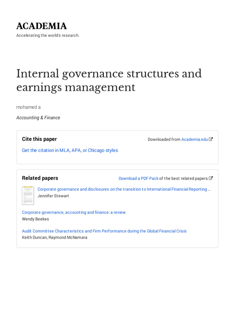 Internal - Governance - Structures - and - Earni20161117 24677 kdtl8s ...
