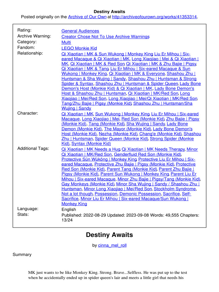 Destiny Awaits | PDF | Candy