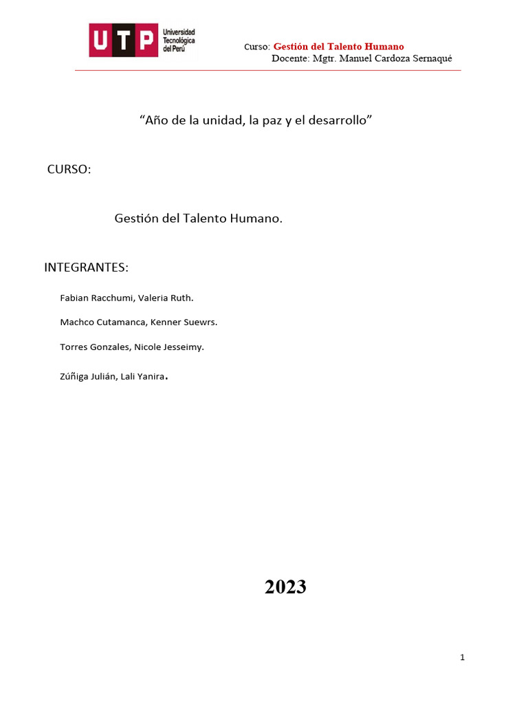 S10.s1-Resolver El ejercicio-INTEGRADOR | PDF | Gestión de recursos humanos | Sindicato
