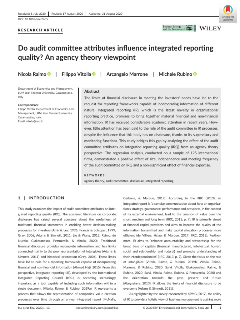 Audit Committee | PDF | Business | Corporate Law