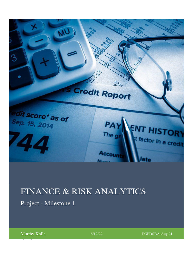 Finance and Risk Analytics Project | PDF | Quartile | Expense