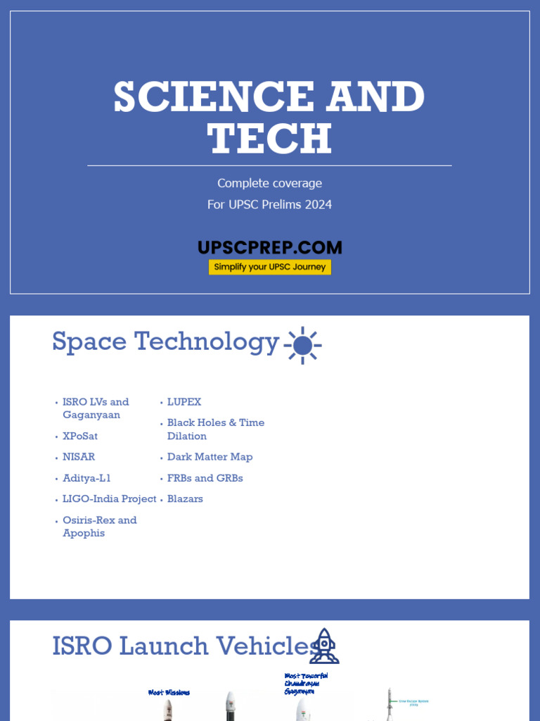 Science and Tech UPSCprep | PDF | Artificial Intelligence ...