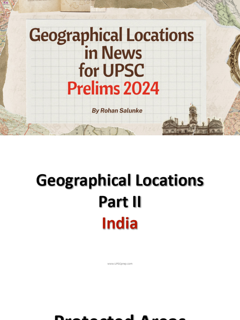 Geography Locations - India | PDF | Natural Environment | Environmental ...