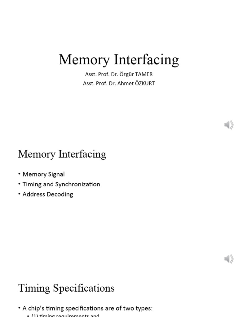 Memory Interfacing | PDF | Dynamic Random Access Memory | Computer Memory Memory Interfacing | PDF | Dynamic Random Access Memory | Computer Memory
