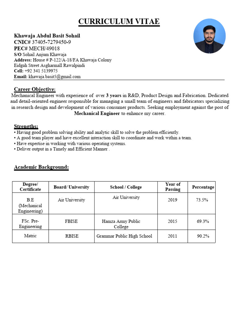 Khawaja Abdul Basit CV | PDF | 3 D Computer Graphics | Autodesk