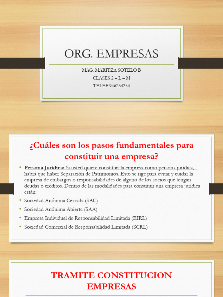 Pasos para Constituir una Empresa en Perú | PDF | Derecho
