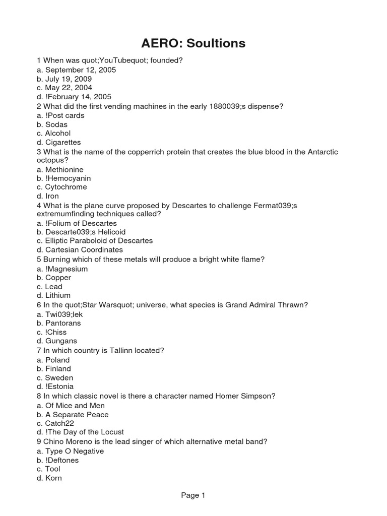 AERO175 Practice Problems 9 | PDF | Games & Activities | Young Adult