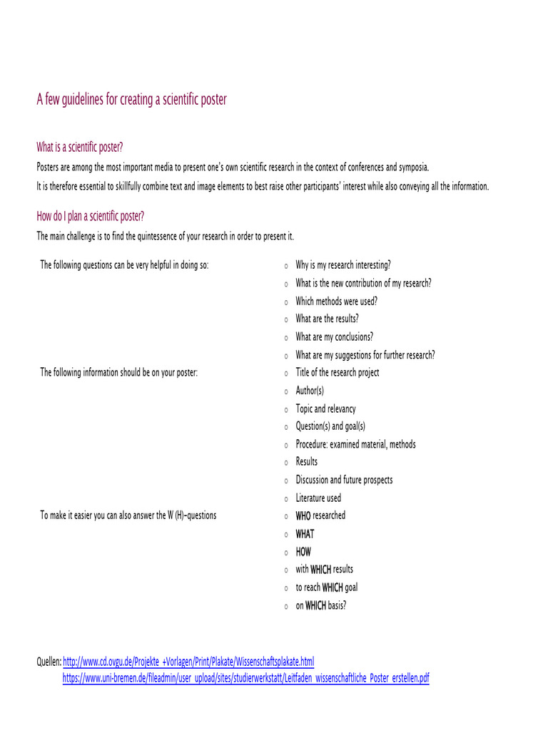 Poster Guidelines English | PDF | Typefaces | Serif