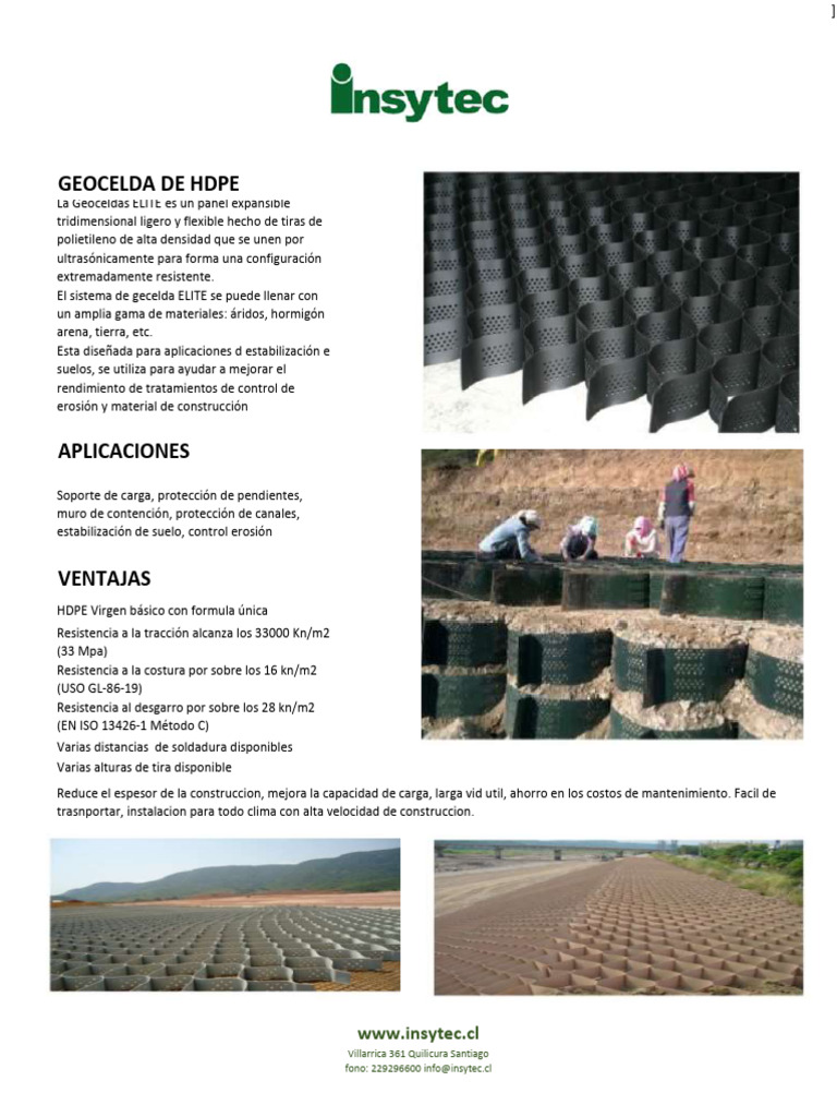 Geocelda Elite 75 MM | PDF | Soldadura | Construcción