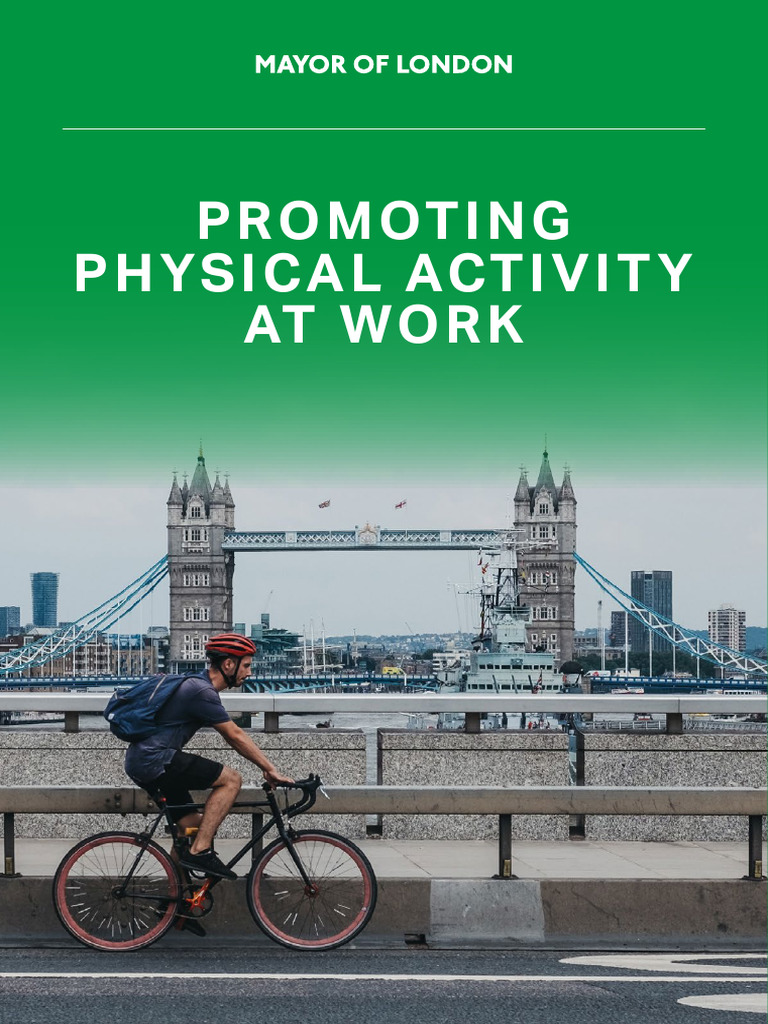 Promoting Physical Activity at Work - Factsheet | PDF | Sedentary ...