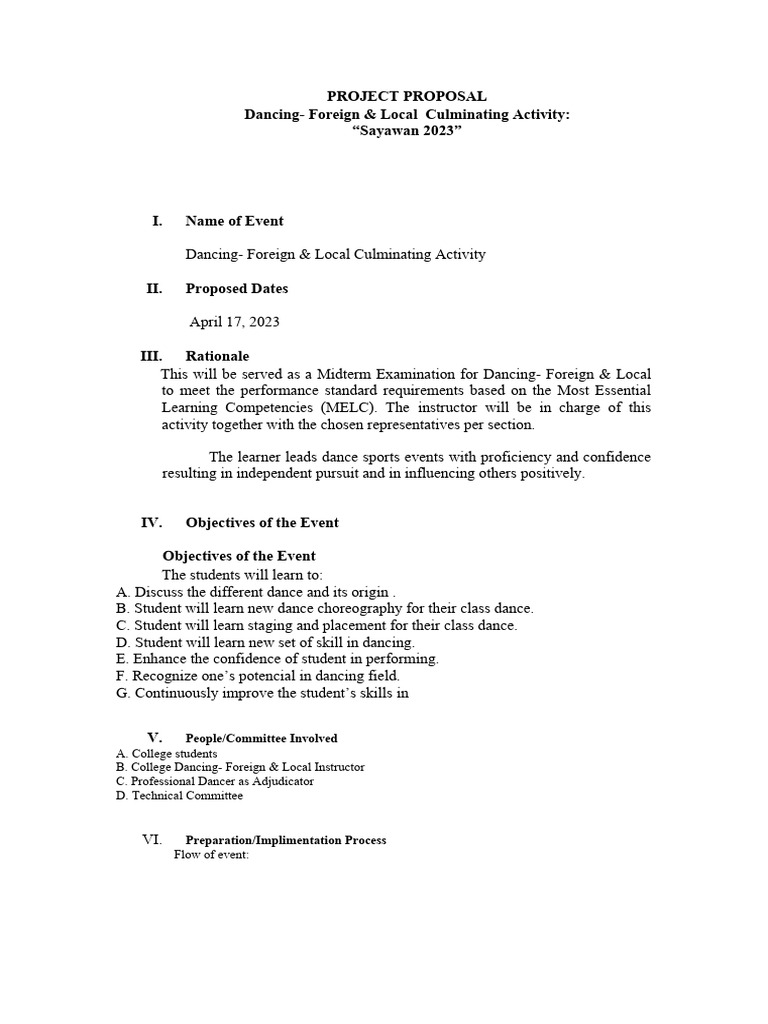 Project Proposal 1 | PDF