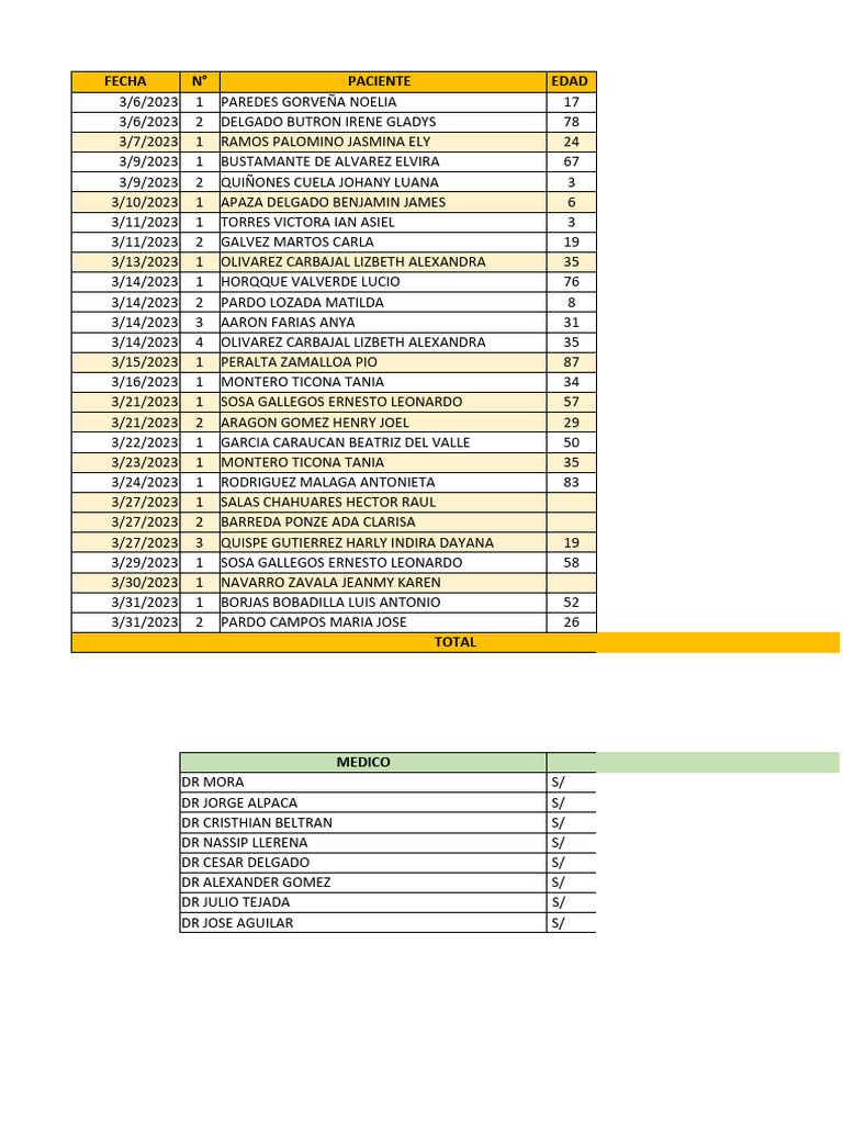 Patient Records and Medical Fees Summary | PDF