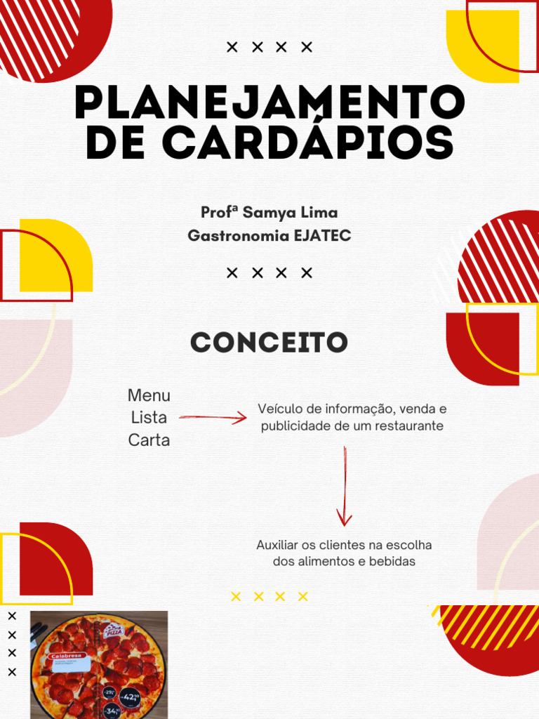 Planejamento de Cardápios | PDF | Cardápio | Despesa
