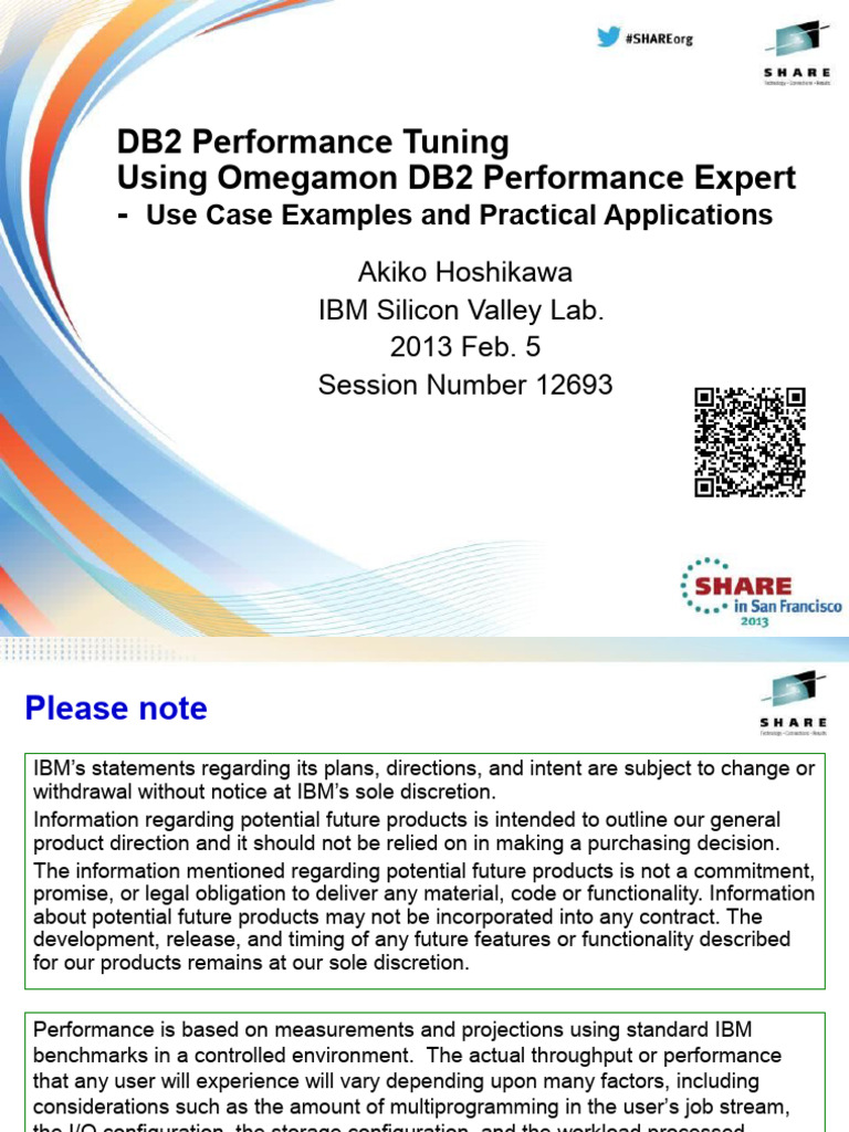 DB2 Performance Tuning Using Omegamon DB2 Performance Expert Akiko - HOSHIKAWA | PDF | Cache ...